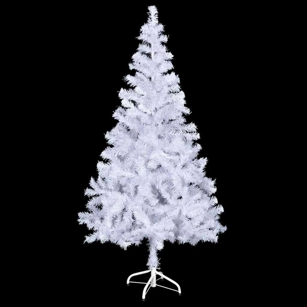 Umělý vánoční stromek s LED a sadou koulí 150 cm 380 větviček 3077579