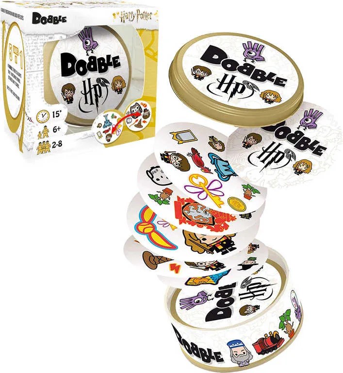 ASMODEE Hra postřehová Dobble Harry Potter v plechové krabičce *SPOLEČENSKÉ HRY* asdobhp01cz