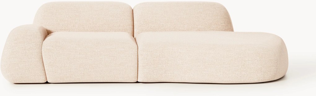 Modulární bouclé pohovka Wolke, 3místná
