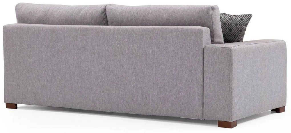 Designová rohová sedačka Wilano 350 cm světle šedá