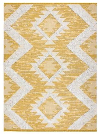 koberec ECO SISAL BOHO MOROC Diamanty 22312 střapce dvě úrovně rou velikost 117x170 cm | krásné koberce cz