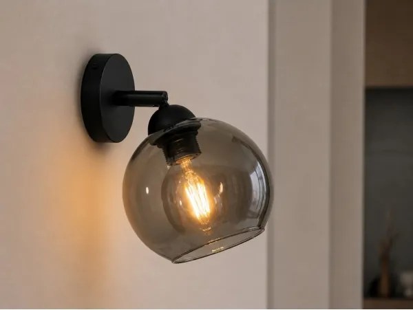 Nástěnné bodové svítidlo UNO 1xE27/60W/230V černá