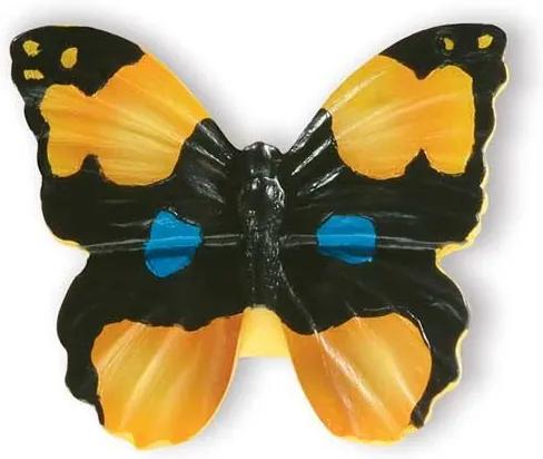 Úchytka Siro Motýl černo-žlutý
