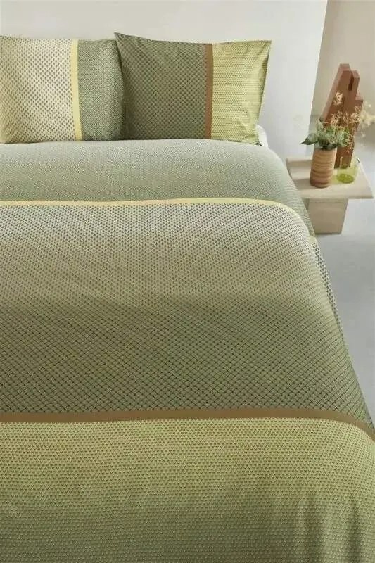Kardol ložní povlečení do pánské ložnice Alluring zelené prodloužená délka