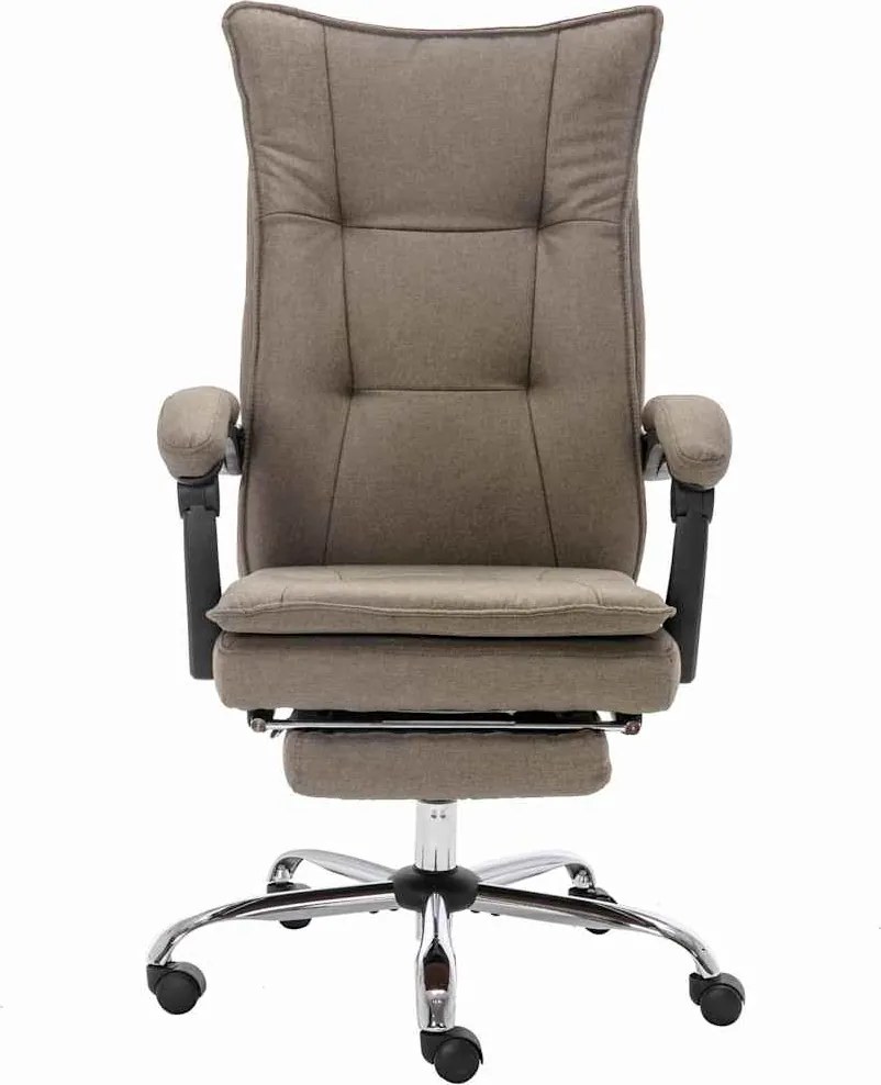 Masážní kancelářská židle taupe textil 20373