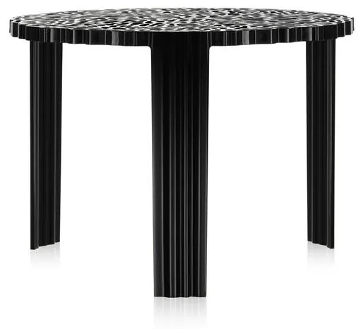 Kartell T-Table 36 lesklá černá