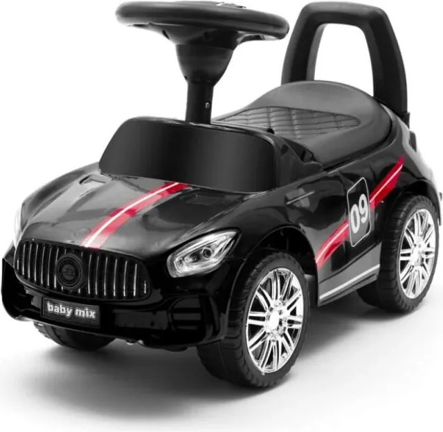 Dětské odrážedlo se zvukem Baby Mix RACER černé