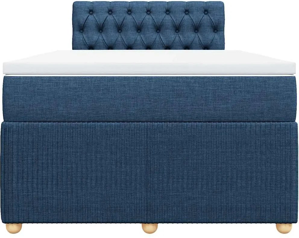 Box spring postel s matrací černá 120x190 cm textil 3287408