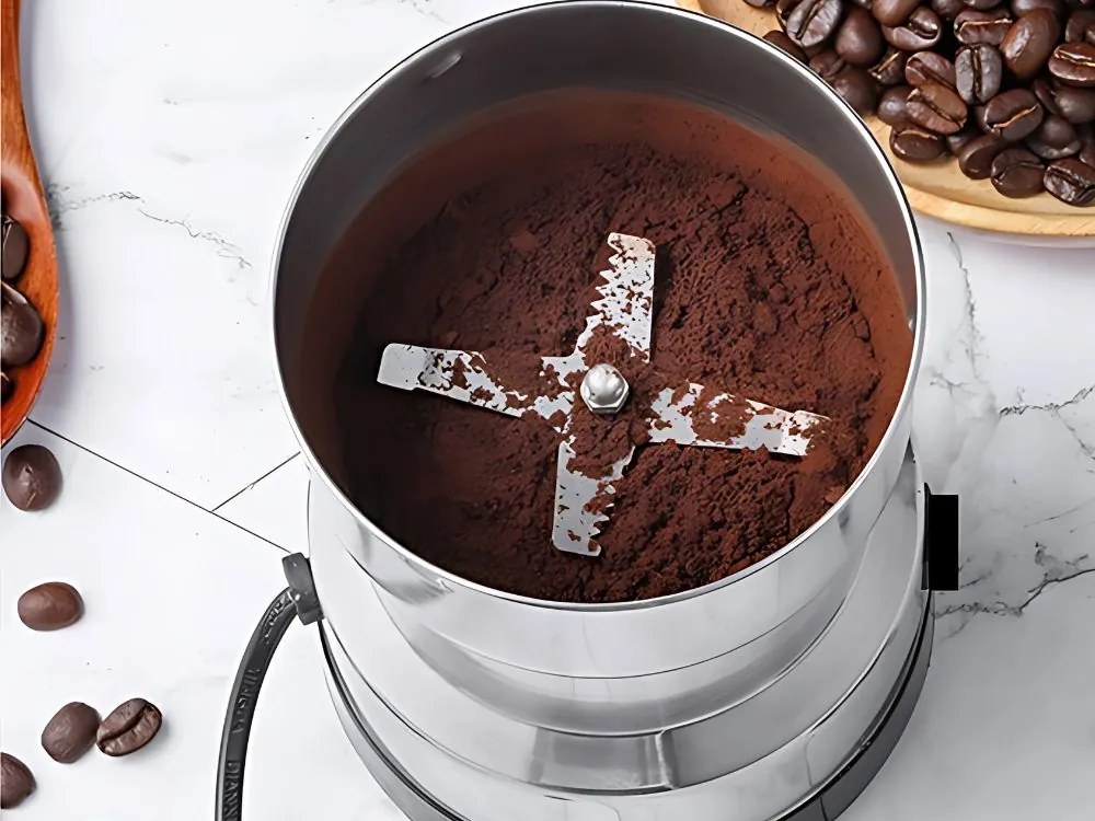 Verk Group Mlýnek na mletí kávy, zrn, ořechů, koření, výkonný, elektrický, silný