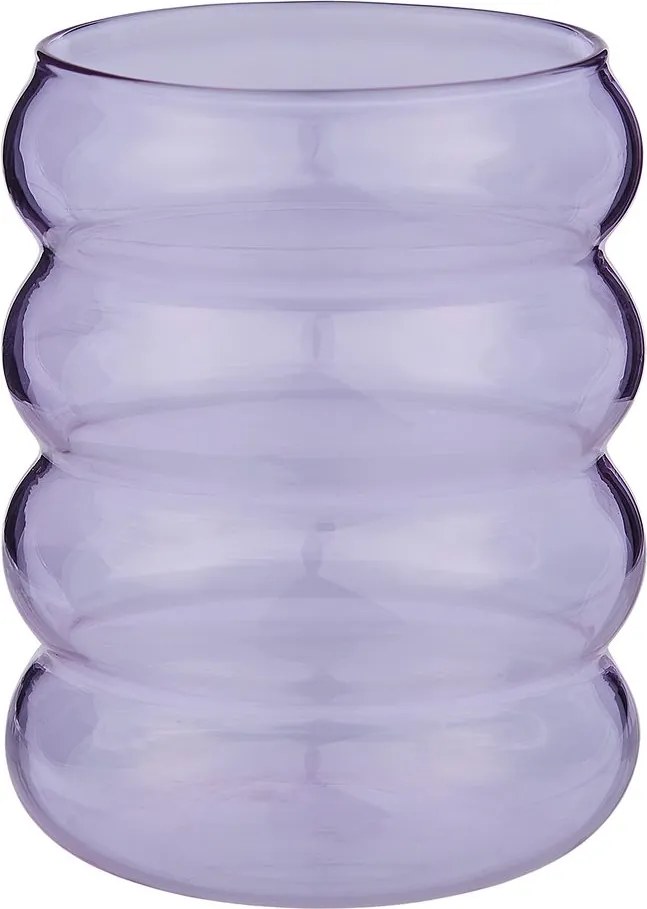 Butlers HOOP Sklenice 350 ml - fialová
