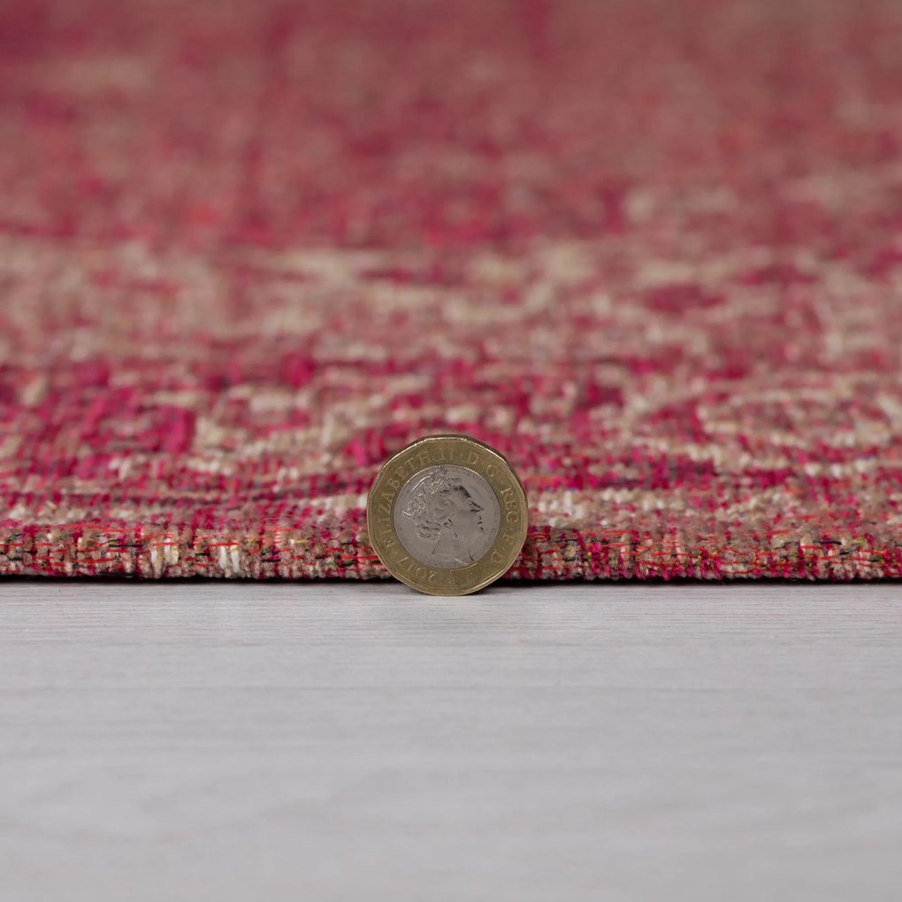 Flair Rugs, Kusový koberec Manhattan Antique Pink, 200x290, růžová, ložnice