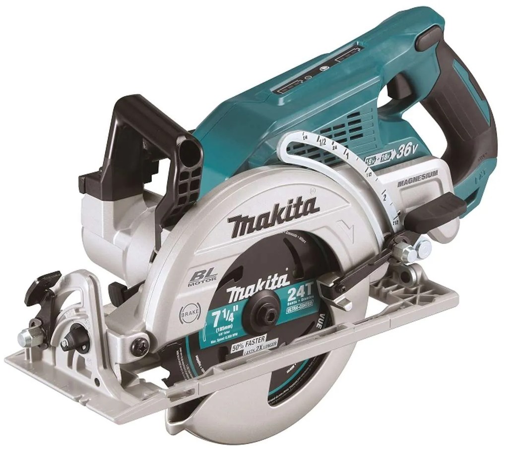 Makita Nářadí - 18V AKU okružní pila 185 mm, bez baterie a nabíječky DRS780Z