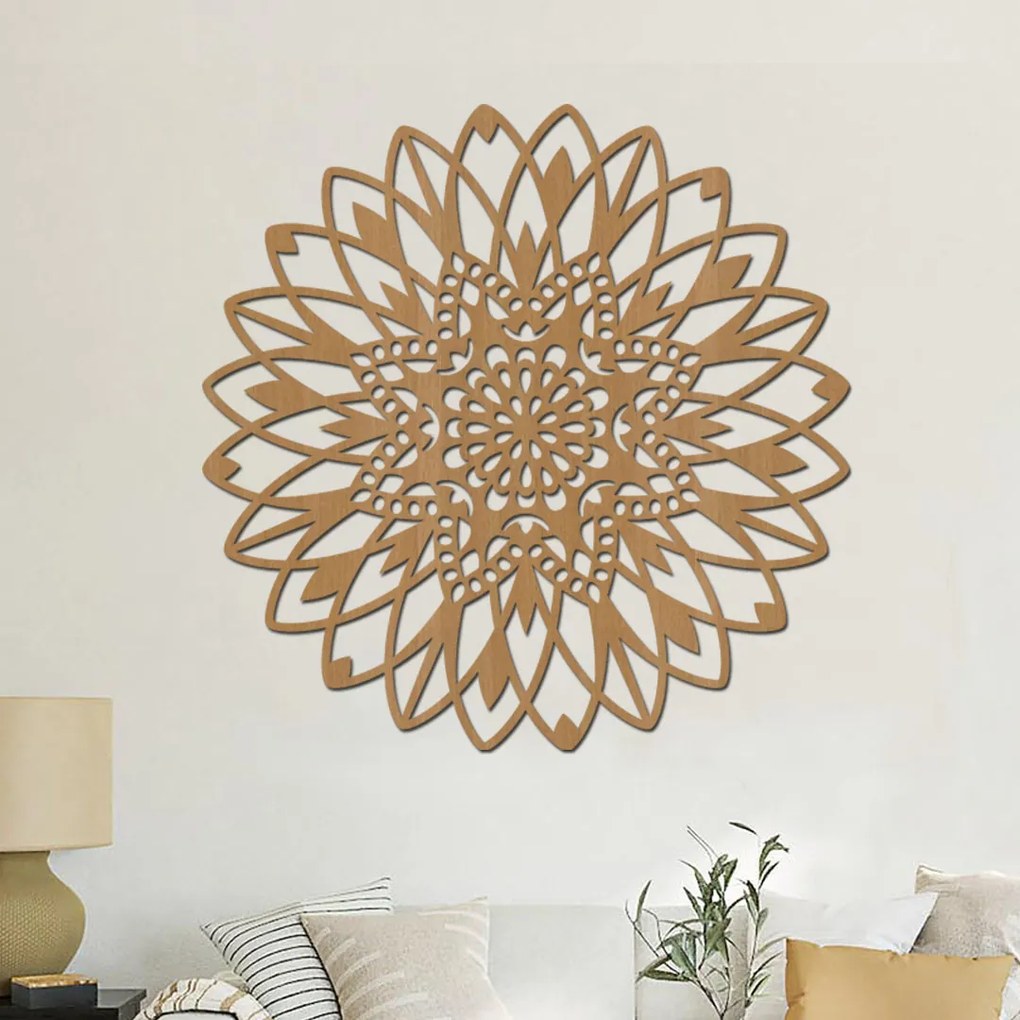 dřevo života Dřevěná mandala na zeď ZDRAVÍ Zvolte barvu dekoru: Černá, Zvolte rozměr Ø (cm): 20