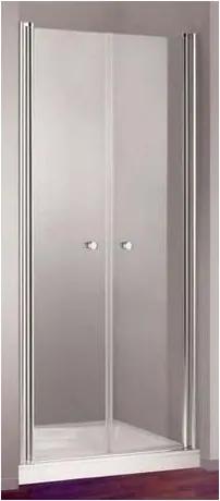 Sprchové dveře VITORIA PLUS - výška 190 cm - Univerzální, Leštěný hliník, Čiré bezpečnostní sklo - 5 mm, 100 cm HOPA