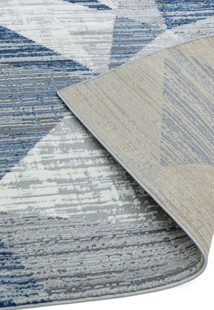 Modrý koberec Volter Block Blue Rozměry: 120x170 cm