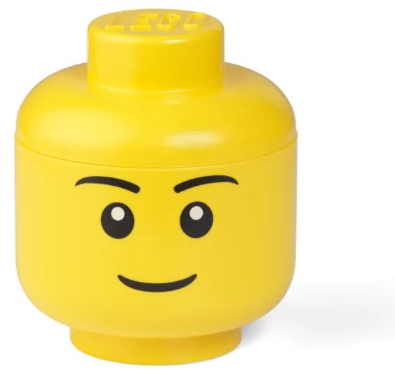 Úložný box lego úložná hlava (velikost s) - chlapec