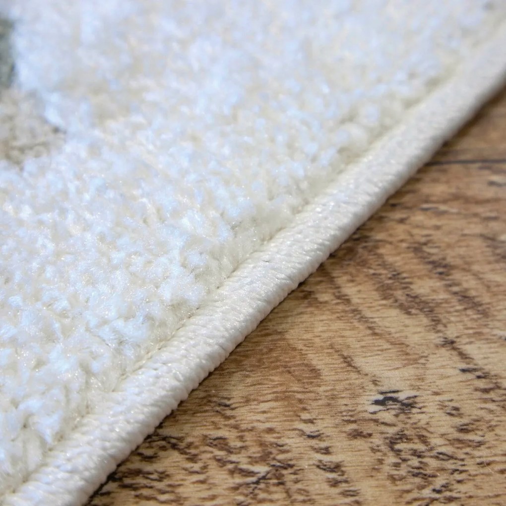 Angel Carpet, Kusový koberec Aurora 25 Cream, 160x230, bílá, kancelář