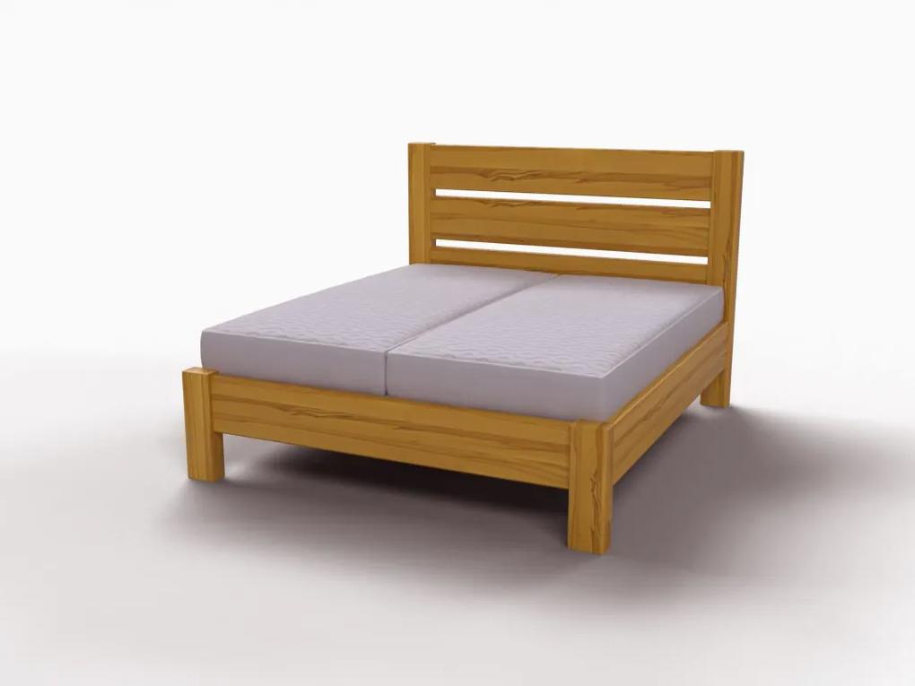 Ekointerier Tyger XXL postel - buk jádrový Moření: č. 104 - olše, Rozměr: 180 x 200 cm