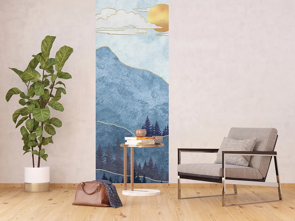 Vliesová fototapeta na zed' Horská Krajina | 90 x 270 cm | DFTNVL3732