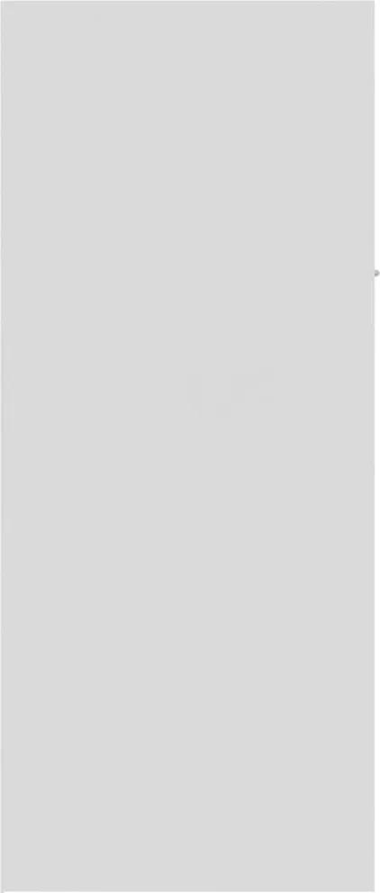 vidaXL Botník 60 x 35 x 84 cm dřevotříska [801071] Barva: bílá s vysokým leskem