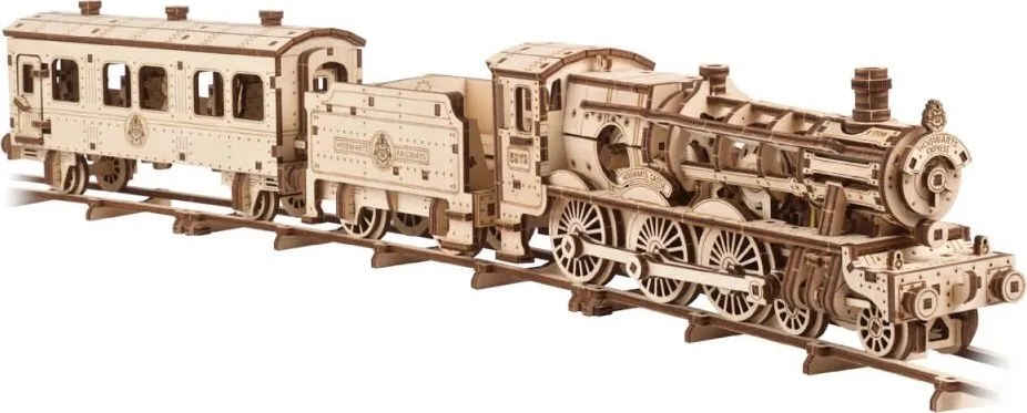 Puzzle Ugears 3D dřevěné mechanické Harry Potter Bradavický expres [6950343]