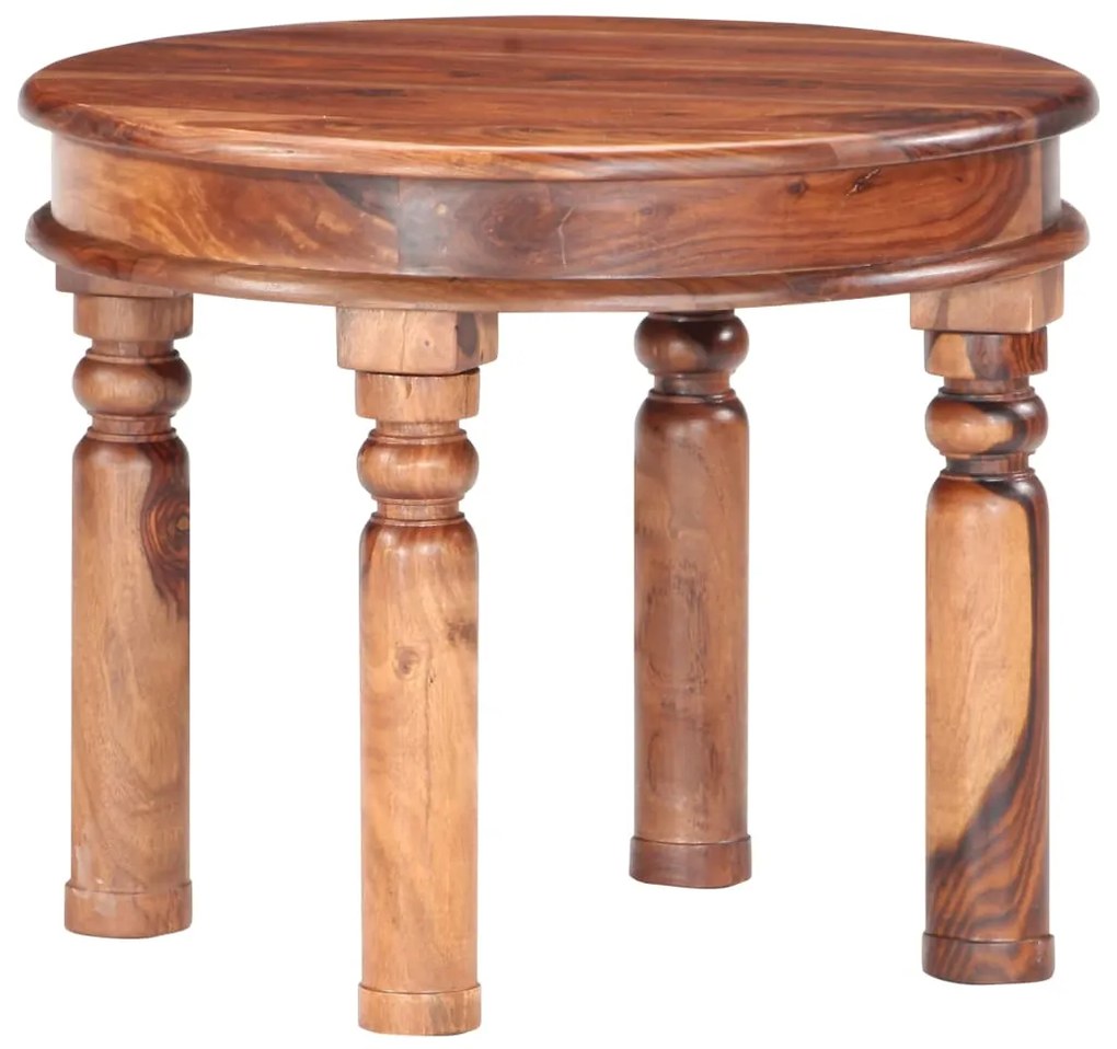 286960 vidaXL Konferenční stolek 55 x 46 cm masivní sheeshamové dřevo