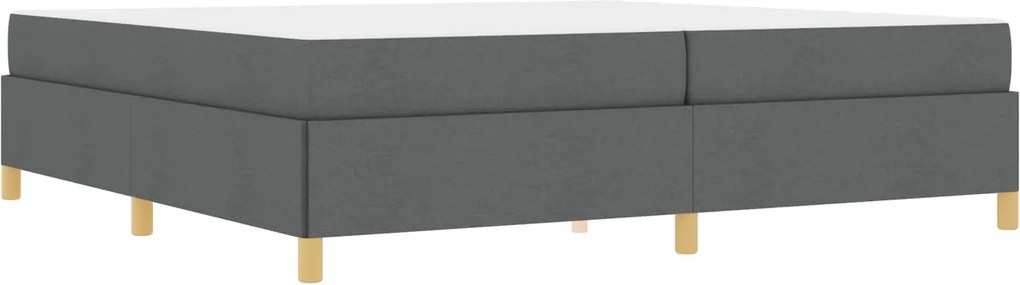 Rám postele Tmavě šedá 200 x 200 cm textil 3398963