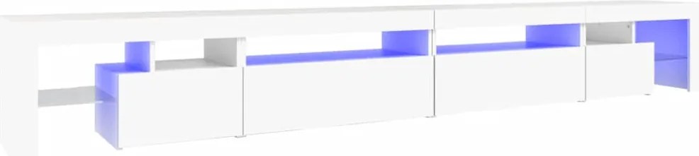 TV skříňka s LED osvětlením bílá 290 x 36,5 x 40 cm 3152802