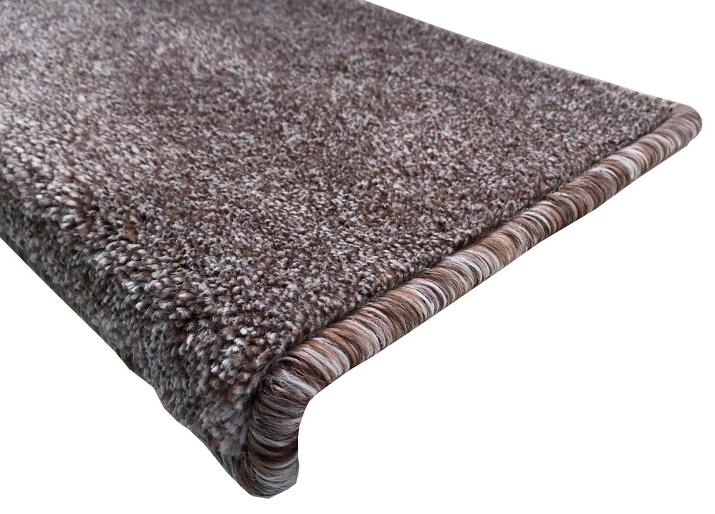 Vopi Nášlapy na schody Apollo Soft béžový obdélník - 24x65 obdélník (rozměr včetně ohybu)