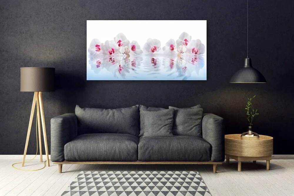akrylový obraz Květiny Rostlina Příroda Umění 120x60 cm