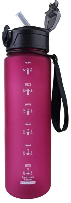 Flamenco Mystique Vínová matná sportovní láhev na vodu 750ML ECARLA SPORTS BD49