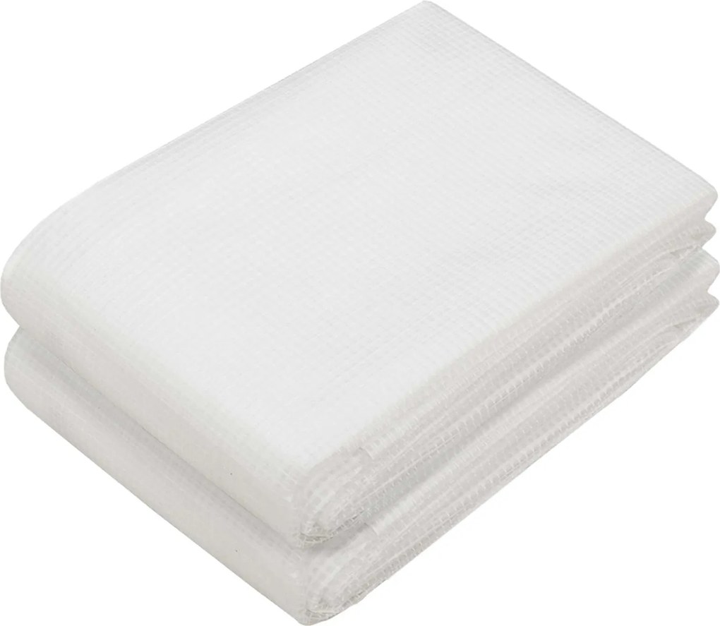 Krycí plachty 2 ks 260 g/m² 2 x 6 m bílé 3082814