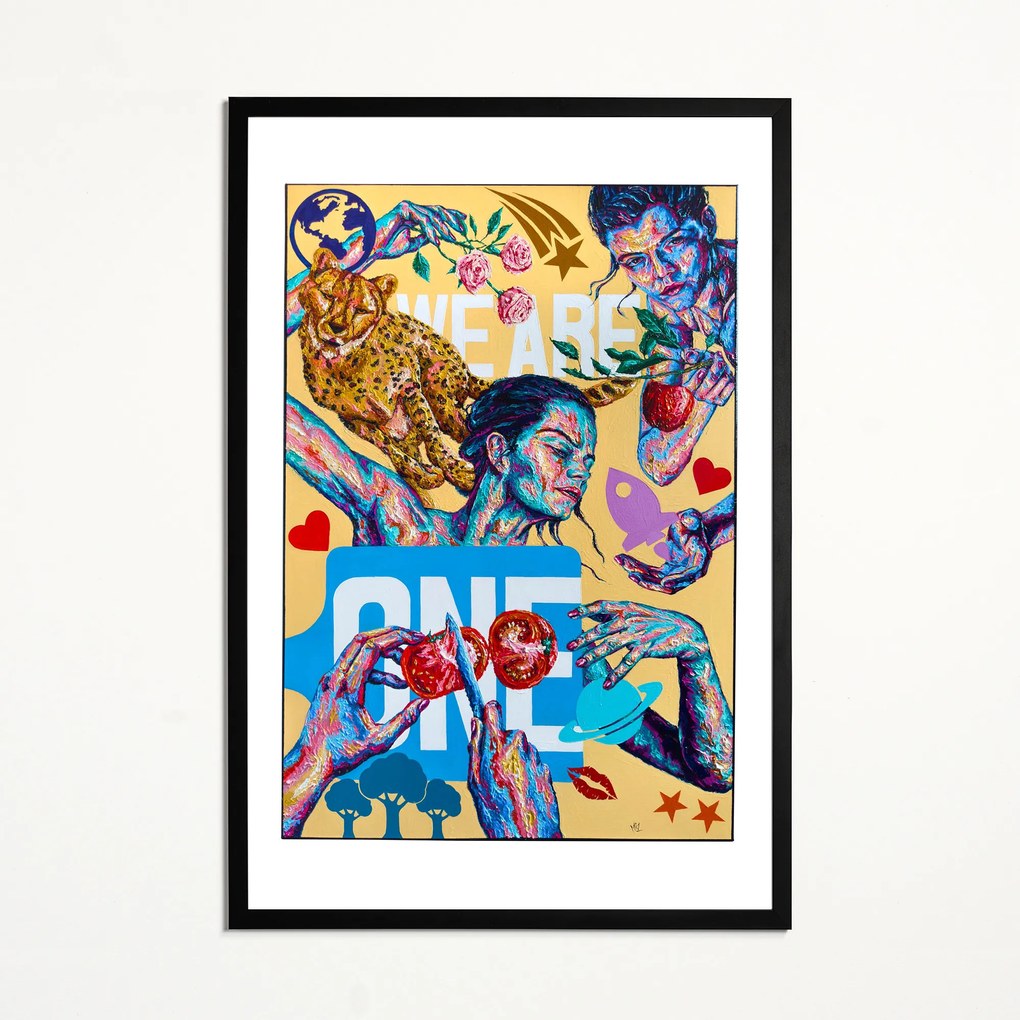 Ondřej Mio Michálek | We Are One Rám: Černý, Velikost: 30 x 20 cm