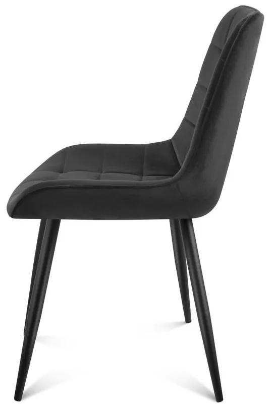 Huzaro Jídelní židle Prince 3.0, v setu 4 ks - černá