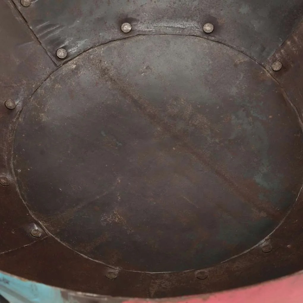 Pestrobarevná rustikální mísa na oheň Ø 40 cm železo 321945