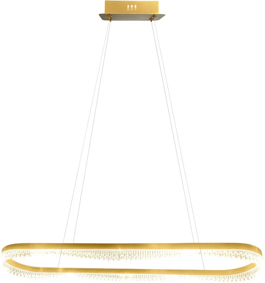 Závěsné LED svítidlo Preciosa, 1x LED 45w, 4000k, g