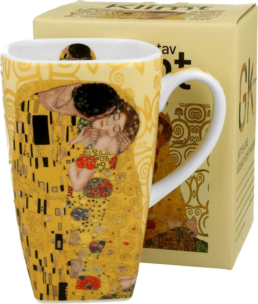 Porcelánový hrnek Klimt The Kiss Ecru 650 ml