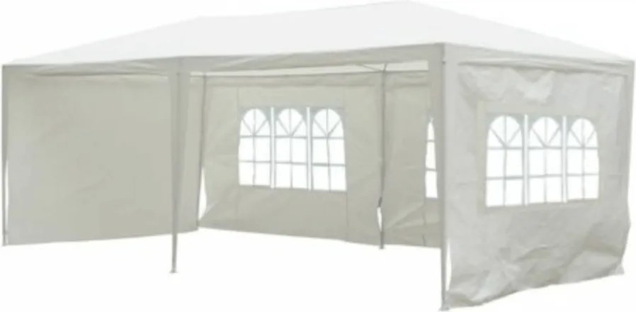 Zahradní párty stan, bílá, 3x6 m, TEKNO TYP 2