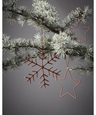 Vánoční ozdoby Snowflakes and Stars - set 3 ks House Doctor