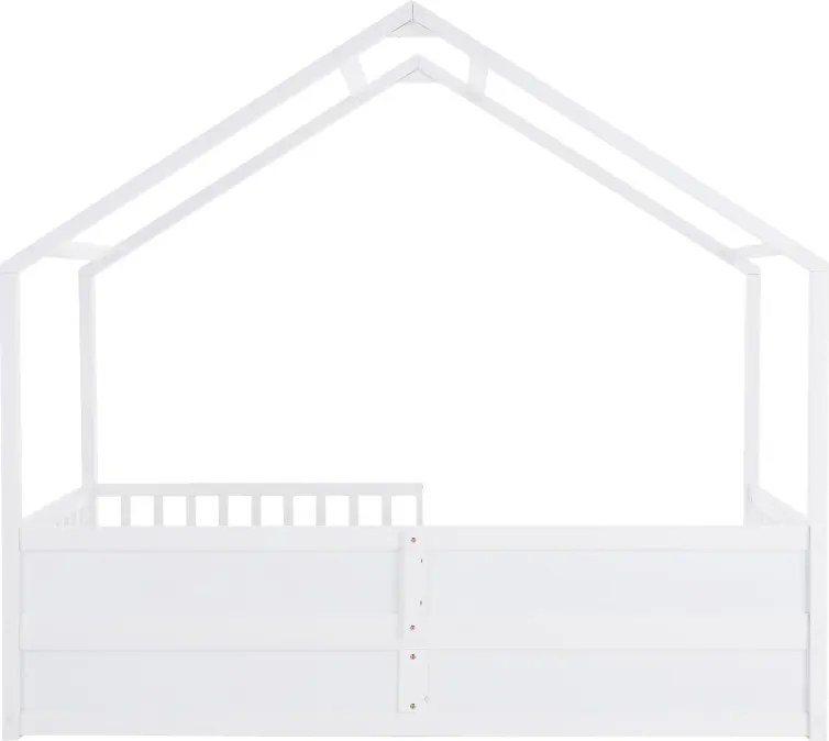 Postel Montessori BIANKA 90x200, masiv bílá Kondela 0000396817