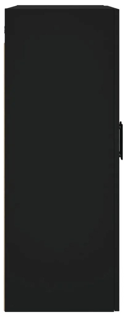Nástěnné skříňky 2 ks černé 69,5 x 34 x 90 cm,  3195628