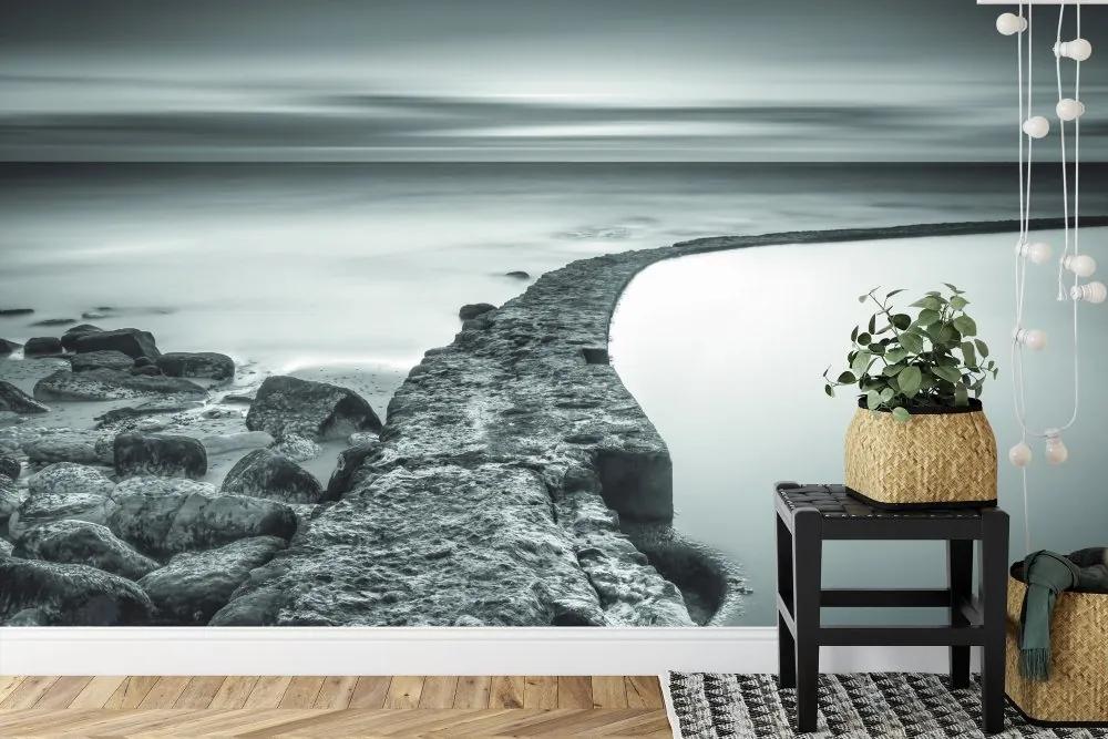 Fototapeta Pláž Mořské Skály Strukturální vinyl 104x70.5