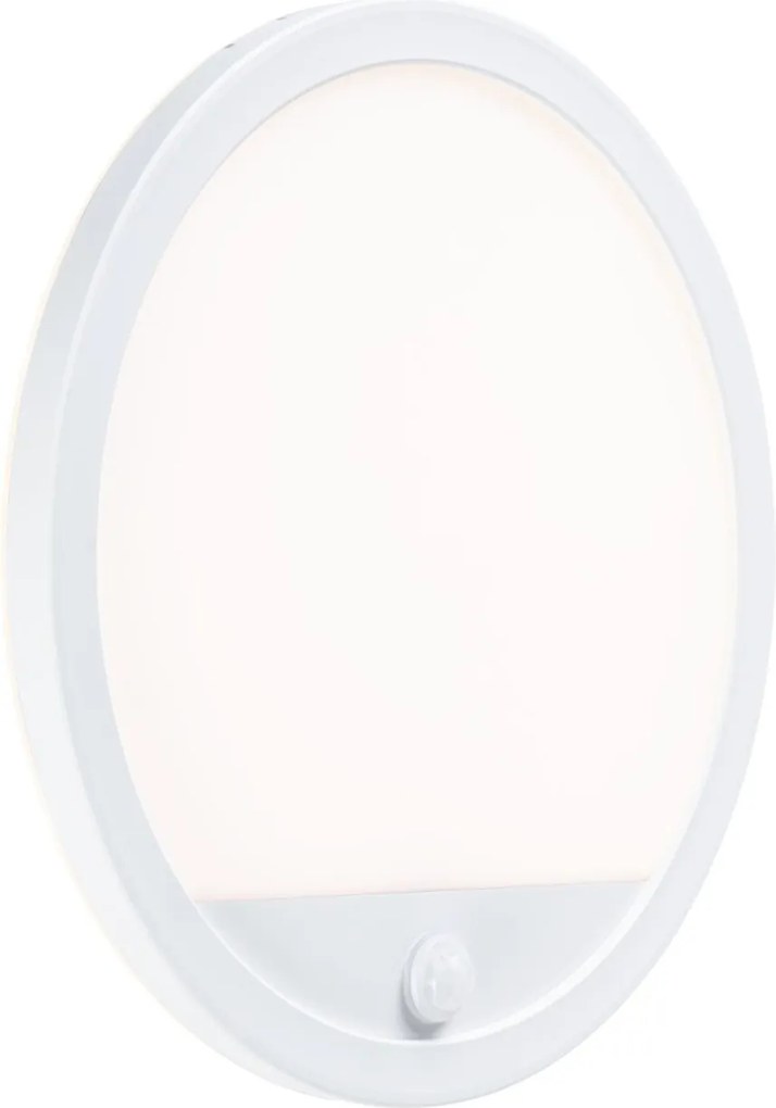 P 94662 LED venkovní panel Lamina vč. pohybové čidlo IP44 kruhové 280mm 3000K 14,5W 230V bílá umělá hmota - PAULMANN