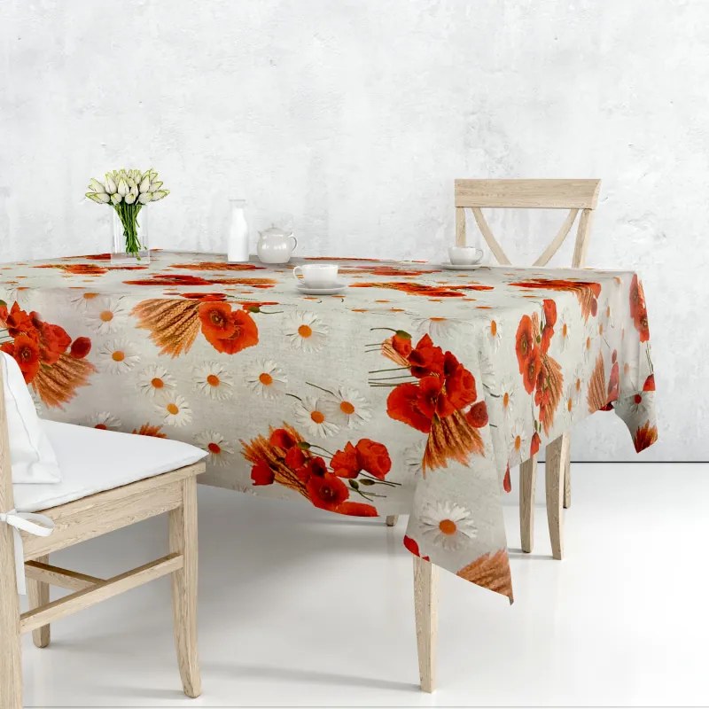 Ubrus PVC Mirabella DC-6845B - Polní kvítí 140cm x 20m