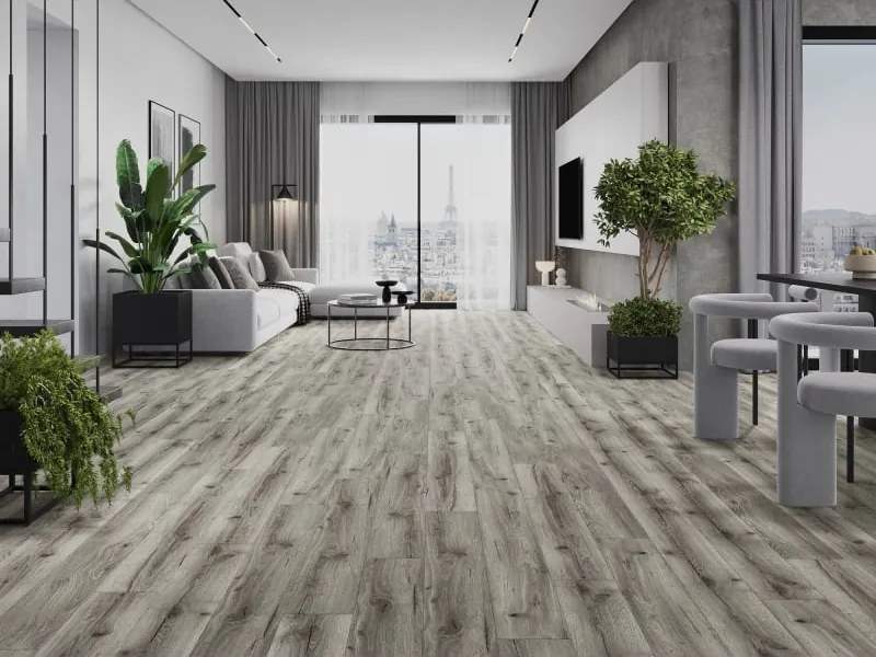 Mexen Ontario vzorek vinylových panelů SPC 6,5 mm, podložka IXPE 1,5 mm, 4 V-drážka, Dub - F1003-S