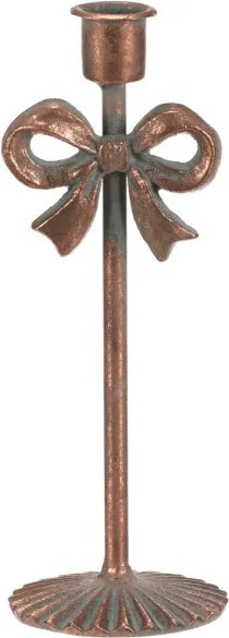 Kovový svícen 22 cm měděný FUP566-M