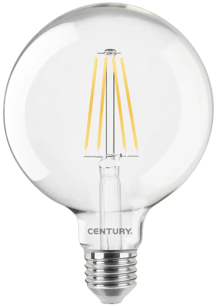 CENTURY LED FILAMENT GLOBE 95mm ČIRÁ 8W E27 4000K 1055Lm 360d 95x140mm IP20 CEN ING95-082740