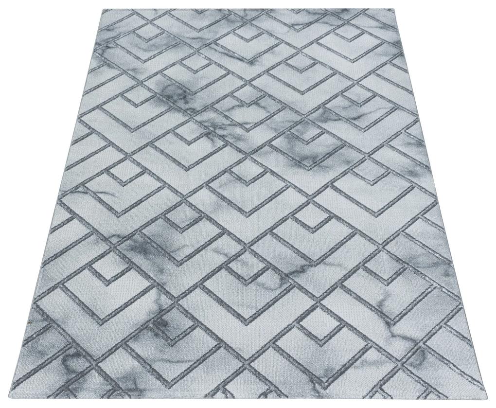 Ayyildiz Kusový koberec NAXOS 3813, Stříbrná Rozměr koberce: 140 x 200 cm