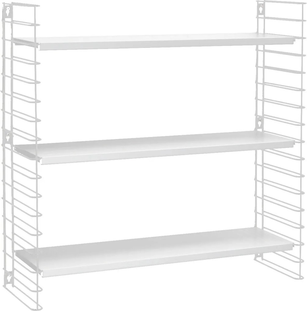 XXXLutz NÁSTĚNNÝ REGÁL, bílá, 70/68/21 cm Metaltex - Nástěnné police - 003188086601