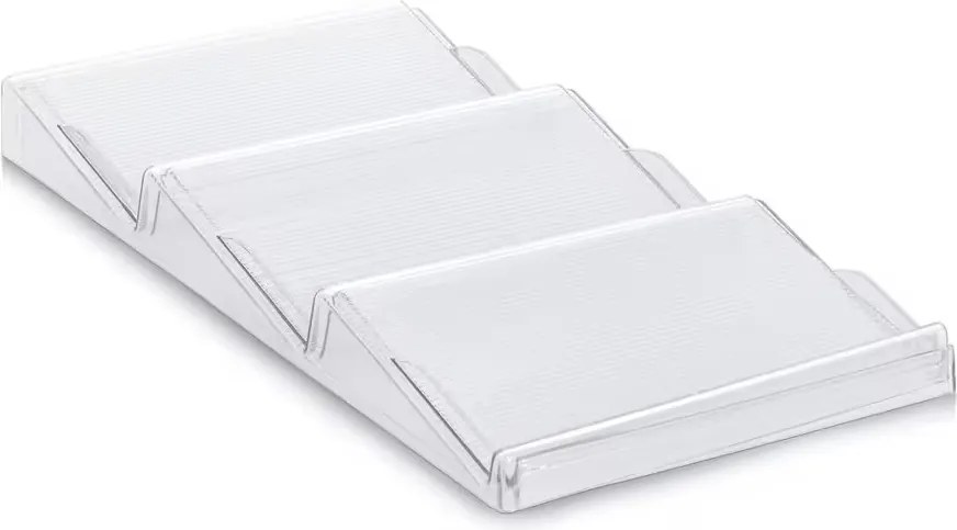 Zeller Present Organizér na kořenky do šuplíku, schůdky 2ks COMPACTA - 41,3 x 19,5–38 x 3,2 cm